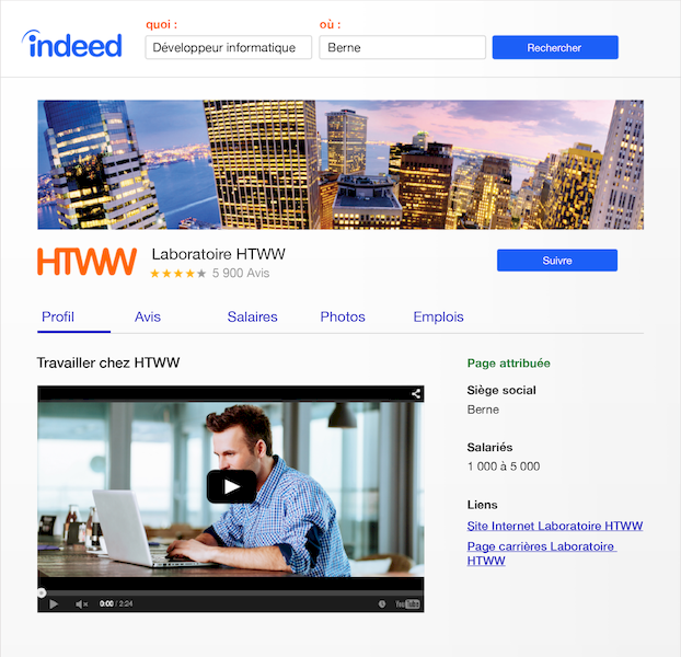 Pourquoi choisir Indeed